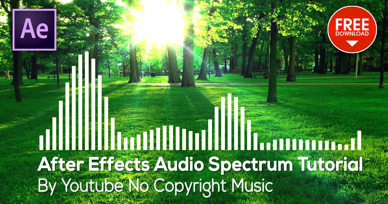 After Effects Audio Spectrum Tutorial Template Free Download